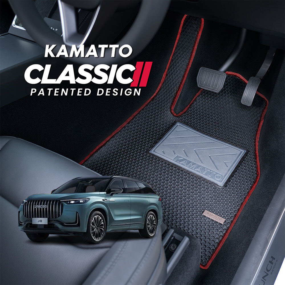 Kamatto Classic Jaecoo J8 6-Seater (2025-Present) Car Floor Mat and Ca ...