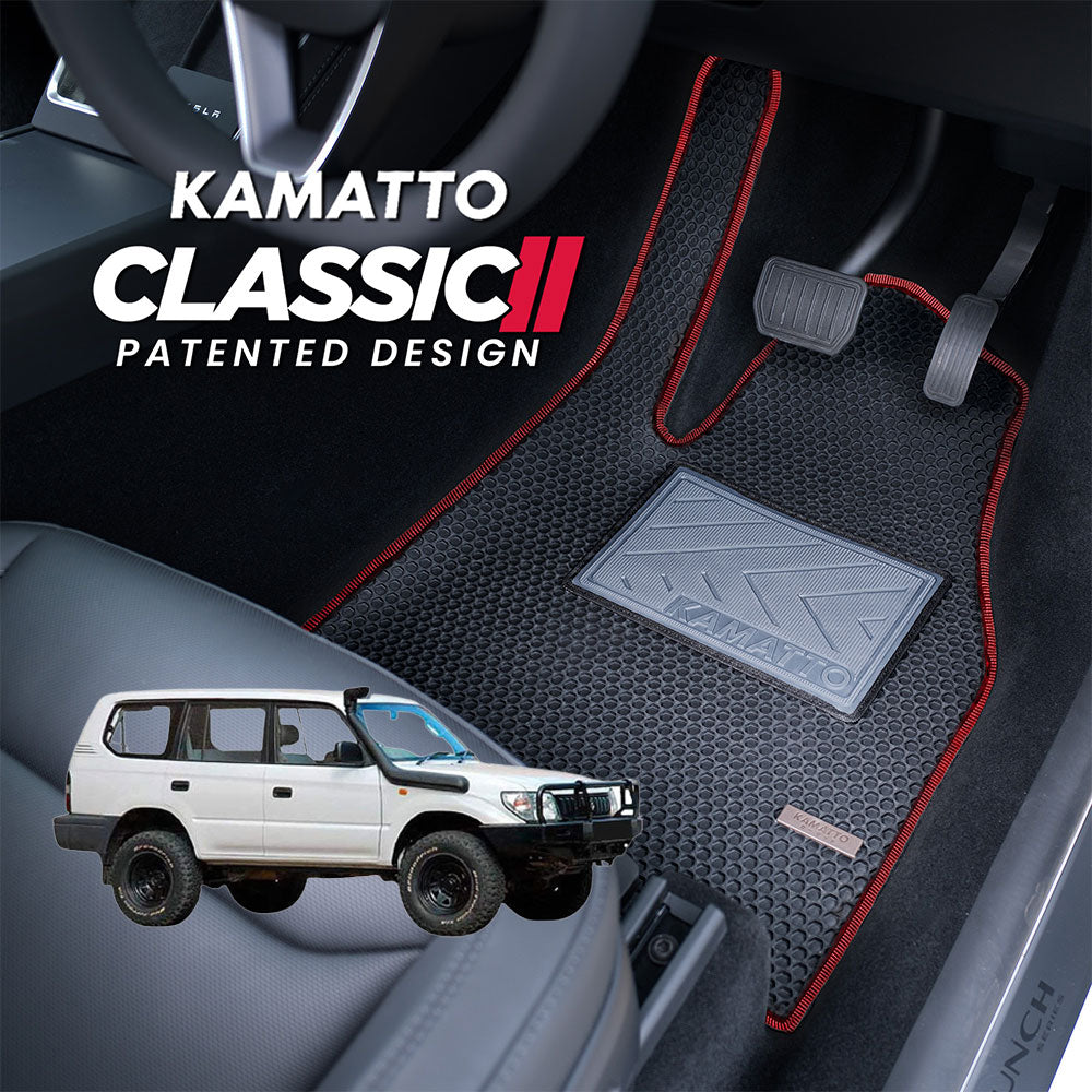 Kamatto Classic Toyota Prado 90 Series (1996-2002) Car Floor Mat and C ...
