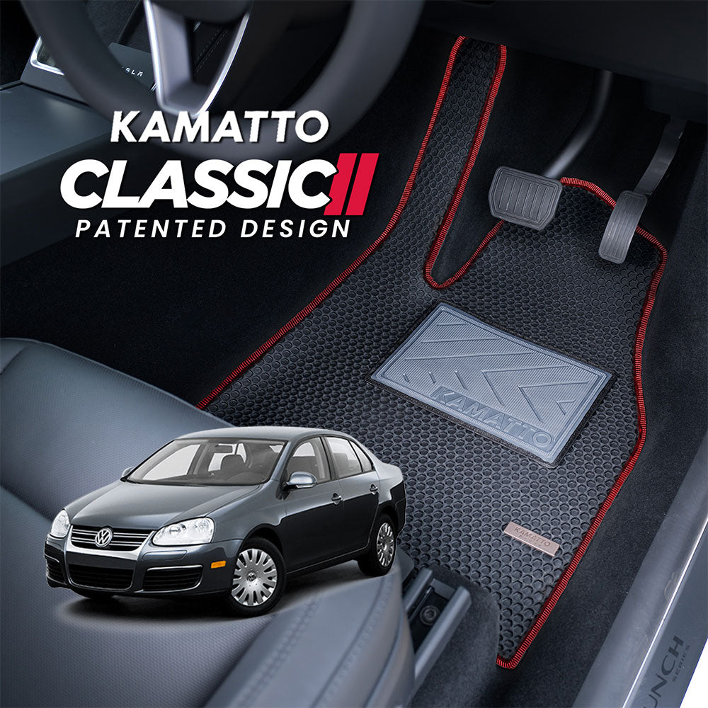 Kamatto Classic Volkswagen Jetta A5 1K5 (2006-2010) Car Floor Mat and ...