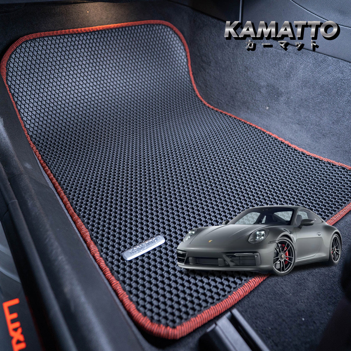 Kamatto Classic Porsche 911/992 2-Seater (2019-Present) Car Floor Mat ...